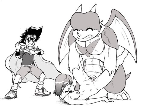 Rule 34 1boy1girl 1girls 2girls Aeroveedramon Digimon Digimon