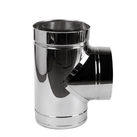 Teu 90° Pentru Burlan Inox Diametru 180 250 Mm Mathaus