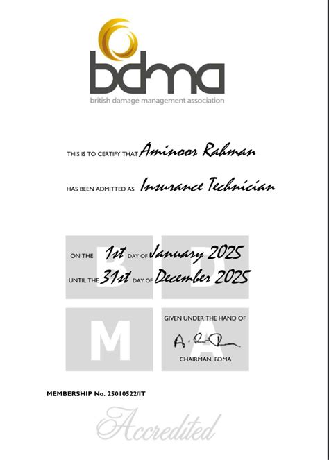 A Great Start To 2025 Bdma Certification In The Bag Aminoor Rahman