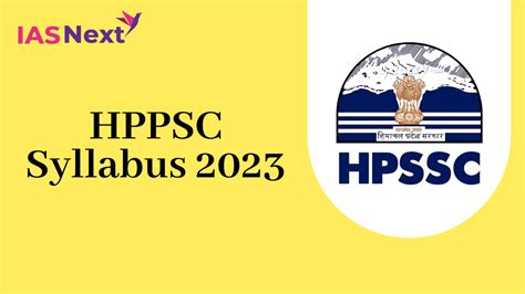 Hppsc Syllabus 2023 Comprehensive Prelims