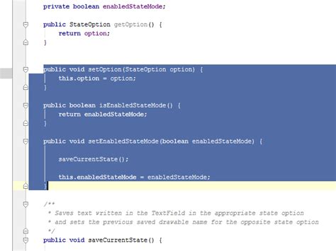 Android Studio Intellij Idea Code Regions Aa Gsm Lab A Step To