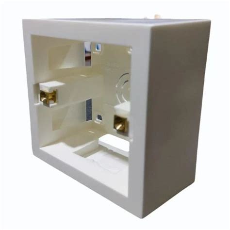 Square 2 Way Modular Surface Box White Pvc At ₹ 25 Piece In Pimpri
