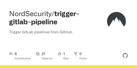 Github Nordsecuritytrigger Gitlab Pipeline Trigger Gitlab Pipelines