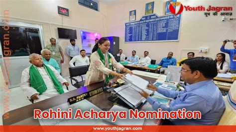 Rohii Acharya Files Nomination From Saran Loksabha Seat