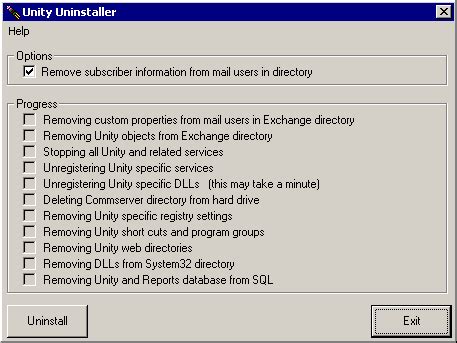 Unity Uninstall