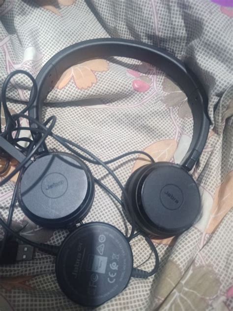 Jabra Noise Cancelling Headset Audio Headphones Headsets On Carousell
