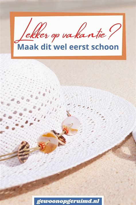 Deze Dingen Wil Je Echt Schoonmaken Voor Je Op Vakantie Gaat Gewoon