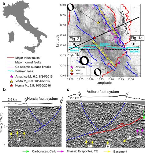 Map Of The Sequence With Surface And Subsurface Geology A Map View Of Download Scientific