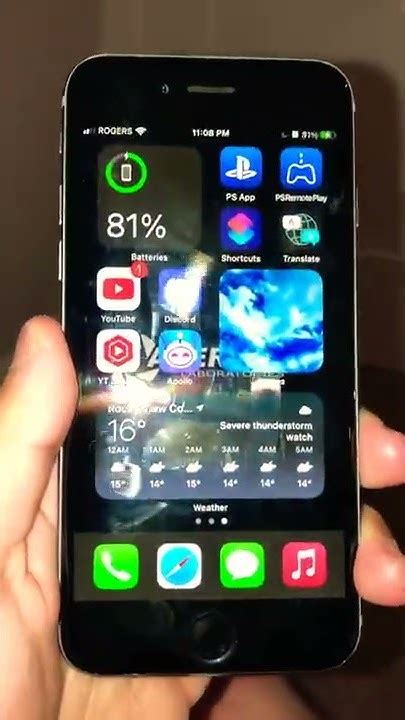 Ios 14 On A Iphone 6 Youtube