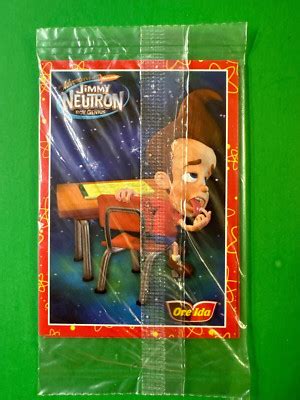 Jimmy Neutron Ore Ida 2 Card Pack Original Packaging Sealed Mint 2002