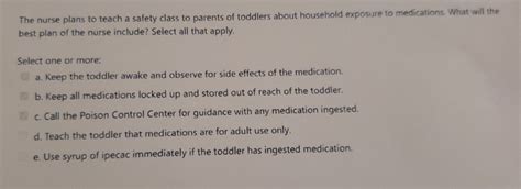 Solved Which Concepts Should The Nurse Use When Formulating