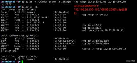 【iptables 防火墙设置】iptables防火墙配置 Csdn博客