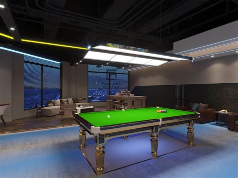 充满现代感的台球厅设计依依设计1 站酷zcool