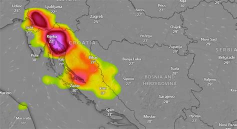 Superćelijska oluja je u Sloveniji sljedeća stanica Hrvatska pa BiH