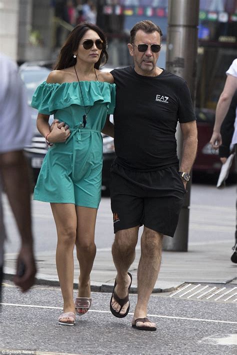 Duncan Bannatyne And Girlfriend Nigora Whitehorn Enjoy London Shopping