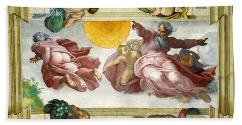 Creation Of Sun Moon And Planets Within The Sistine Chapel Ceiling