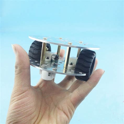 Mini 2wd 2 Layer Metal Aluminium Alloy Smart Robot Car Chassis Kit For Arduino Sn50 Cnc In Parts