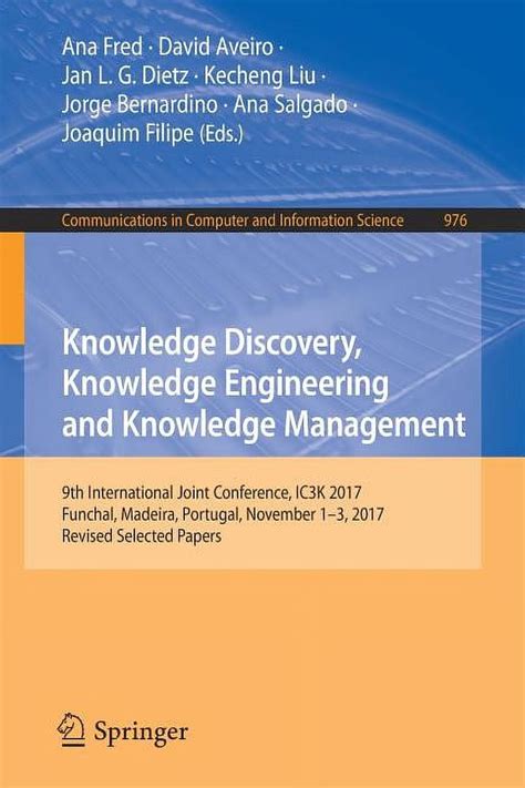 Communications In Computer And Information Science Knowledge Discovery