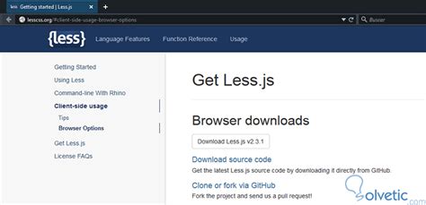 Primeros Pasos Con Lessjs Solvetic