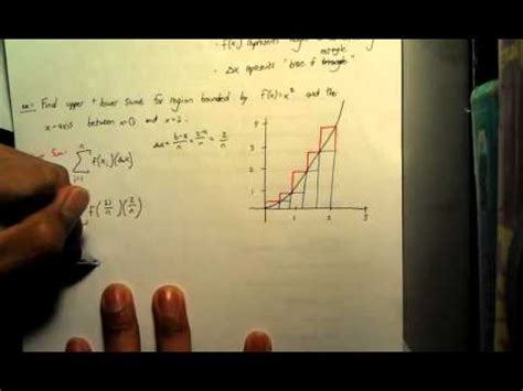 Upper and Lower Sums - YouTube