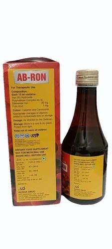 Iron Third Hydroxide Polymaltose Complex Folic Acid Syrup At Rs 210