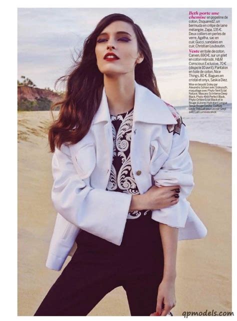 Beth Edwards For Cosmopolitan France May Qpmodels Com European Models Beth
