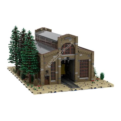 St Ck Ma Ge Schneiderte Moc Union Kran Und Schaufel Lager Modell Bausteine Ziegel Kinder