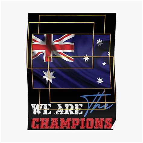 Gold Abstract Australia World Cup We Are The Champions World Cup