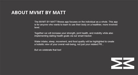 Kyle Ranallo Mvmt By Matt Brand Guide