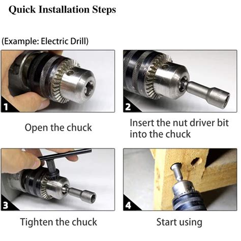 Magnetic Nut Holder 8x65mm Drill Bit Extension Adapter Implemental