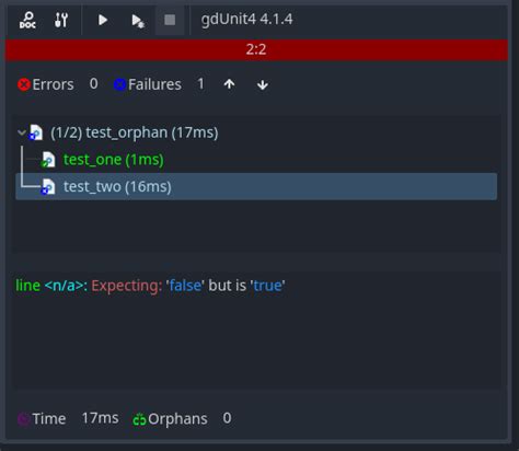 GD GdUnit Inspector Test Marks As Passed If Both Warning And Error Issue