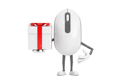 premium photo computer mouse cartoon person character mascot and t