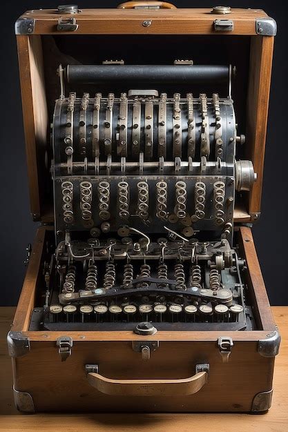 Premium Photo Title Enigma Machine Cryptographic Military Tool