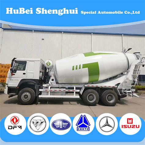 China New 10 12 Cbm Volumetric Concrete Mixer Truck Cement Mixing Truck