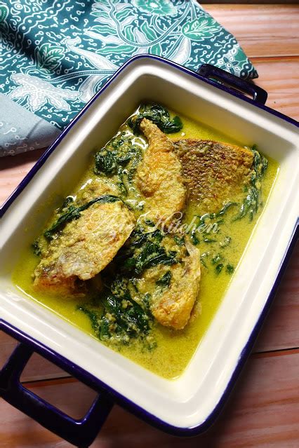 Masak Lemak Ikan Jenahak Pucuk Ubi Azie Kitchen