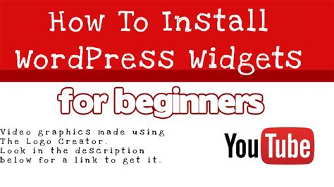 How To Use Wordpress Widgets Youtube