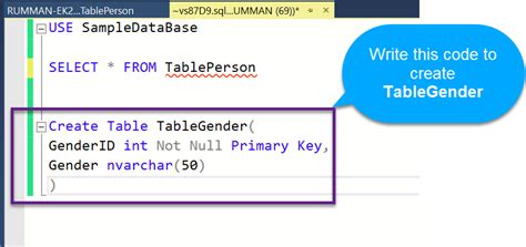 Create Table In Sql Server