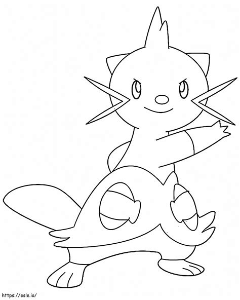Dewott Pokemon 1 Coloring Page