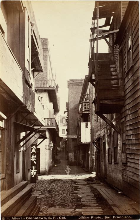 Alley In Chinatown San Francisco California National Gallery Of Canada