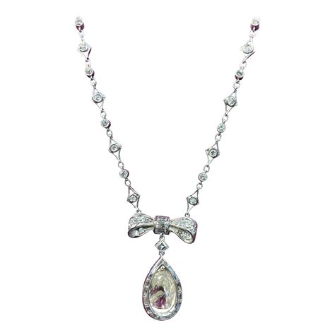 An Art Deco Diamond Necklace For Sale At 1stdibs