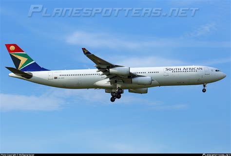 ZS SXH South African Airways Airbus A340 313 Photo By Wolfgang Kaiser