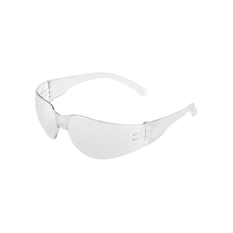 Clear Frosted Frame Safety Glasses Blue Cardinal Chemical