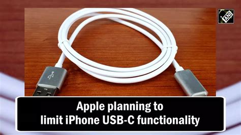 Apple Planning To Limit IPhone USB C Functionality News Times Of India Videos
