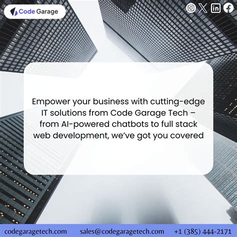 Code Garage Tech On Linkedin Codegaragetech Businessgrowth