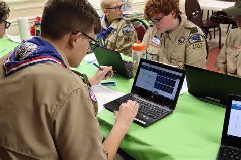 scout workshop bsa programming and girl scout cadette coding basics pa