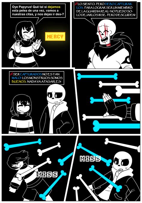 Este Es Mi Cómic De Undertale PÁginas 94 96 Evervoid Au