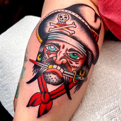 Old Pirate Tattoos Tinsley Transfers Buccaneer Pirate Character