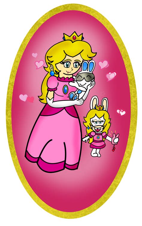 Peach Spawny And Rabbid Peach By Smdkfan On Deviantart