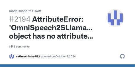 Attributeerror Omnispeech2sllamaforcausallm Object Has No Attribute Getlogitswarper Did