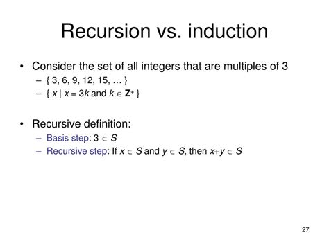 Ppt Recursive Definitions And Structural Induction Powerpoint